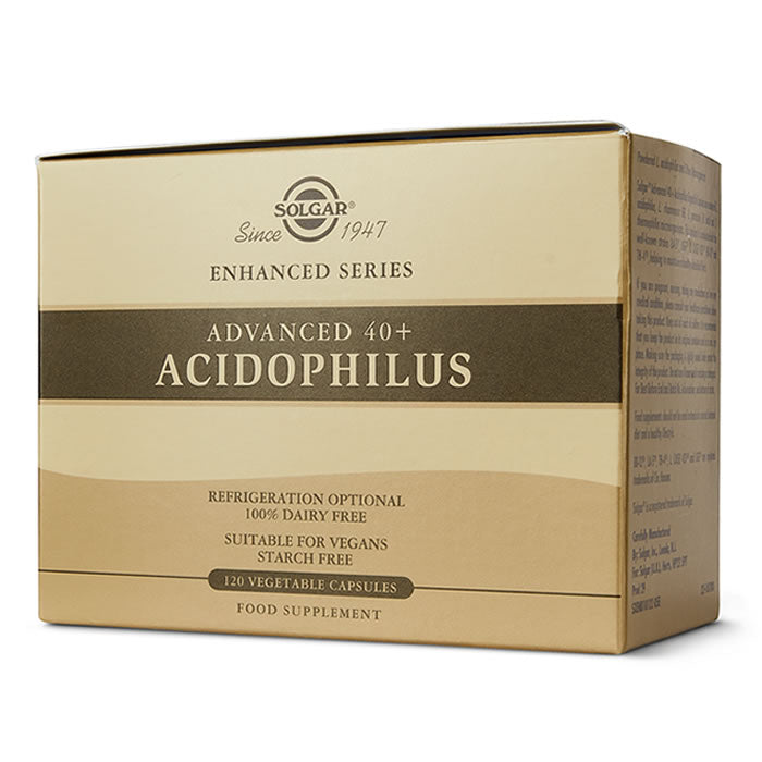 Solgar Advanced 40+ Acidophilus 120 Capsules - Jag Couture Beauty