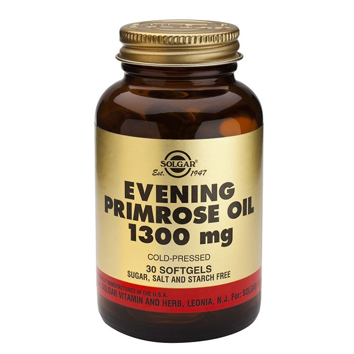 Solgar Evening Primrose Oil 1300mg 30 Softgels - Jag Couture Beauty