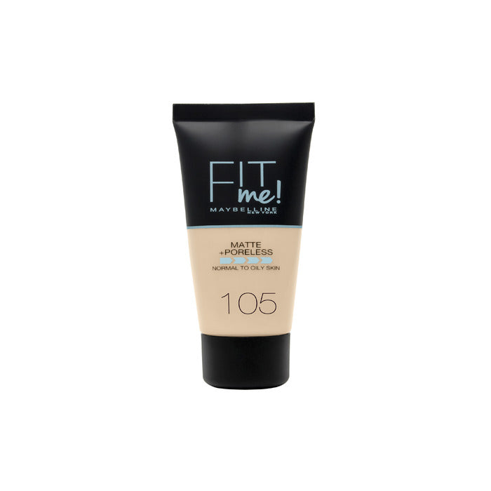 Maybelline Fit Me Matte & Poreless Foundation 105 Natural Ivory – Jag ...