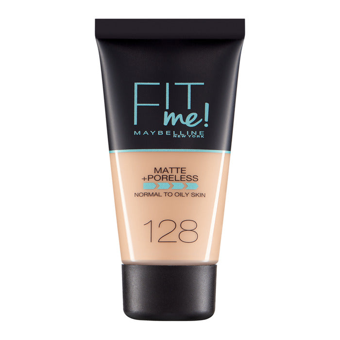 Maybelline Fit Me Matte Poreless Foundation 128 Warm – Jag Couture Beauty