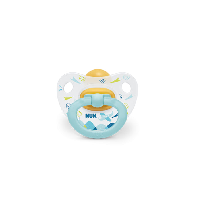 Nuk Soother Classic Blue Latex Size 1 Blue 2 Units - Jag Couture – Jag ...