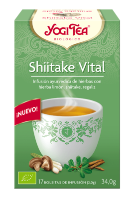 Yogi Tea Shiitake Vital 17 Bolsitas - Jag Couture Beauty