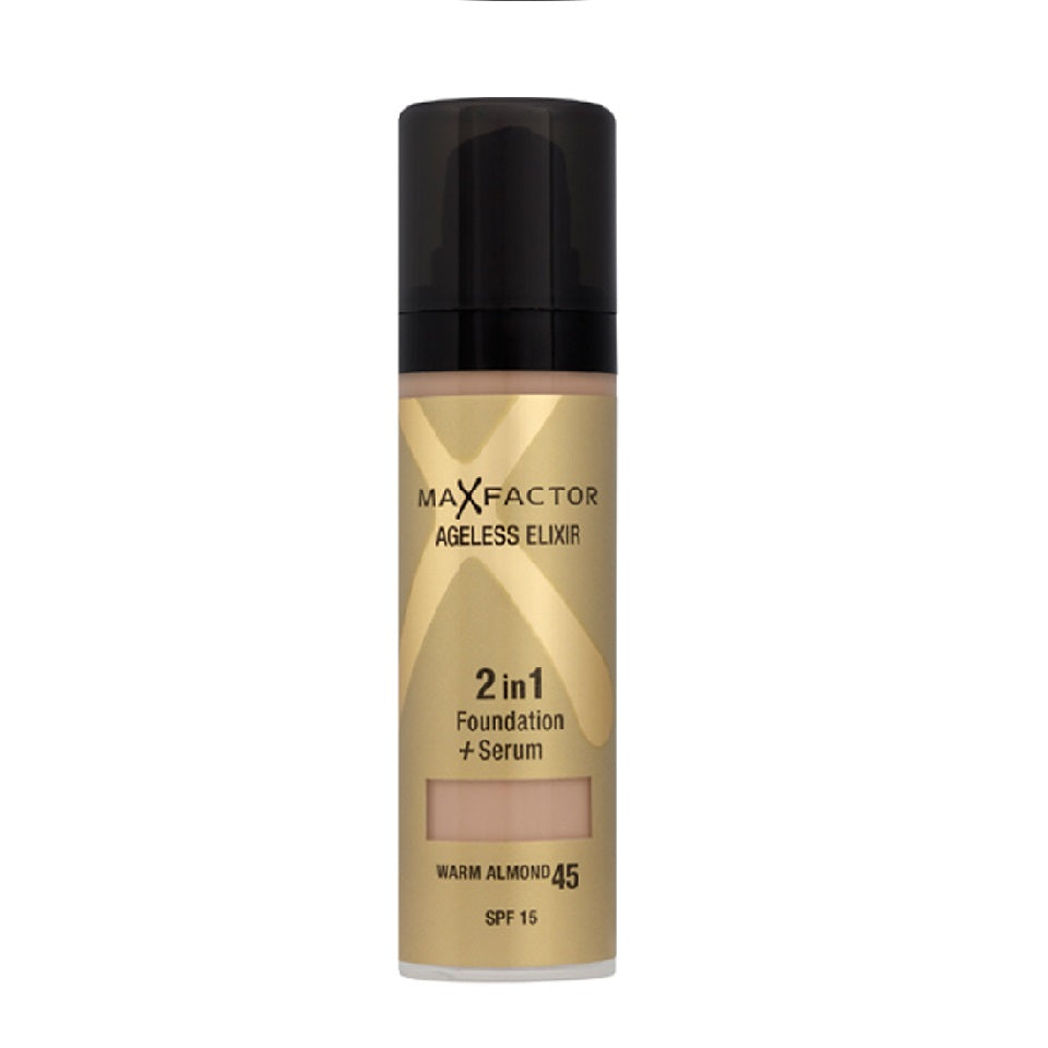 Max Factor Ageless Elixir Miracle Foundation 45 Warm Almond – Jag ...