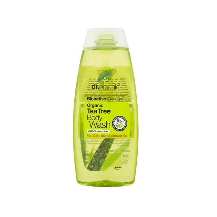 Dr Organic Tea Tree Bath And Shower Gel 250ml - Jag Couture Beauty