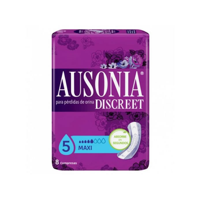 Ausonia Discreet Sanitary Towels Maxi Urinary Incontinence 8 Units ...