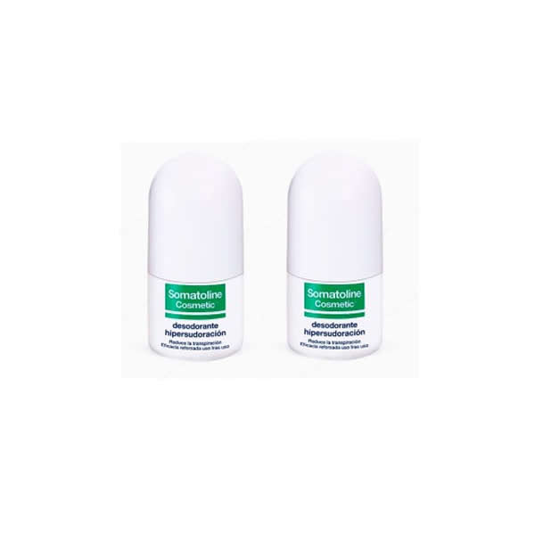 Somatoline Cosmetic Pack Hyper Perspiration Deodorants Roll On 2x40ml ...