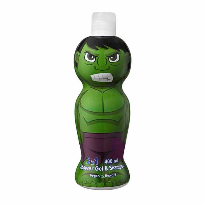 Marvel Hulk Shower Gel And Shampoo 400ml - Jag Couture Beauty
