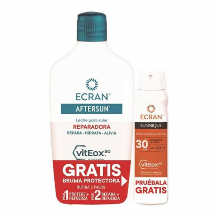 Ecran Aftersun Milk 400ml + Sunnique Spf30 Spray 75ml - Jag Couture ...