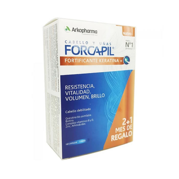 Arkopharma Forcapil Fortifying + Keratin 180 Capsules - Jag Couture ...