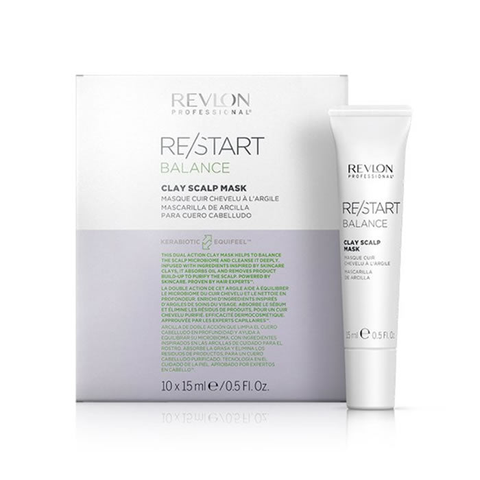 Revlon Re-Start Balance Clay Scalp Mask 10x 15ml - Jag Couture Beauty