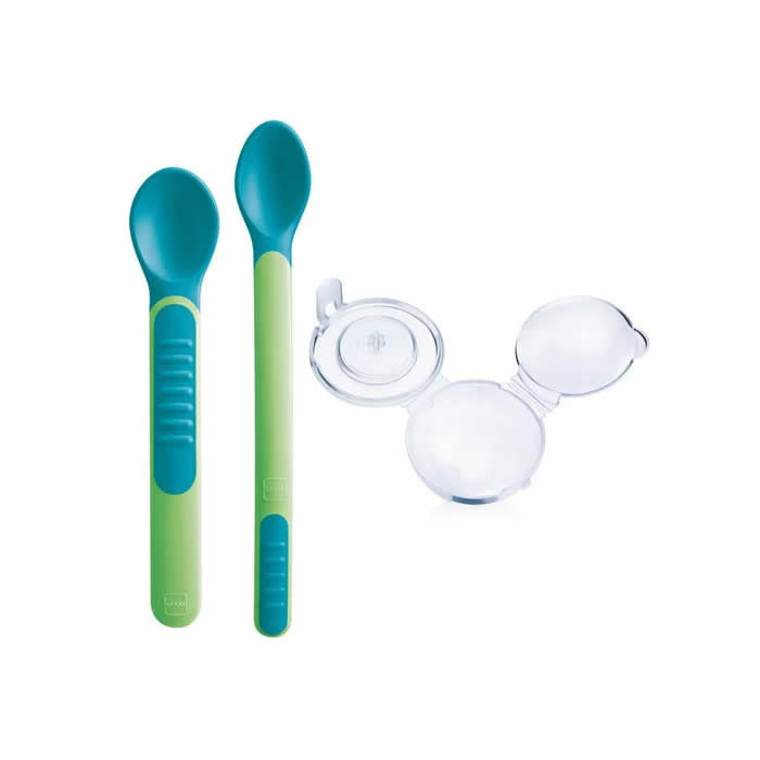 Mam Heat Sensitive Spoon 2 Units Neutral - Jag Couture Beauty