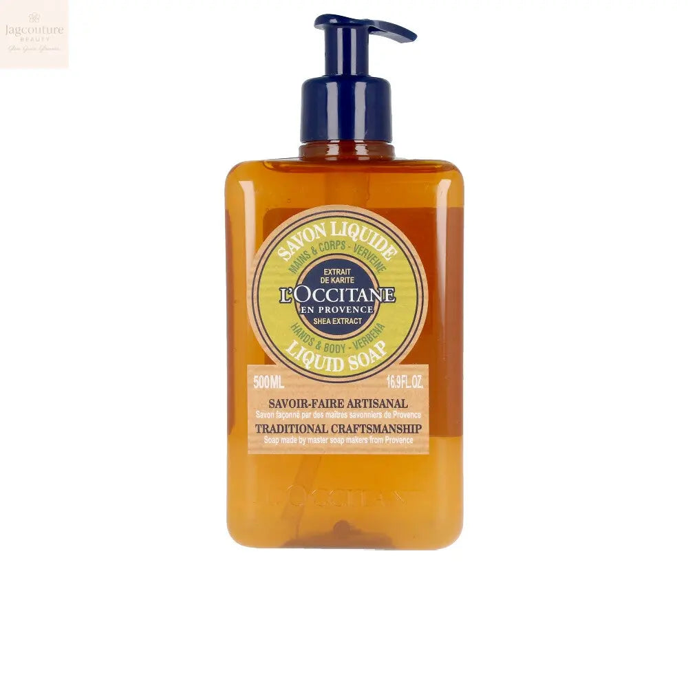L'occitane Shea Butter Liquid Soap Verbena 500ml - Jag Couture Beauty