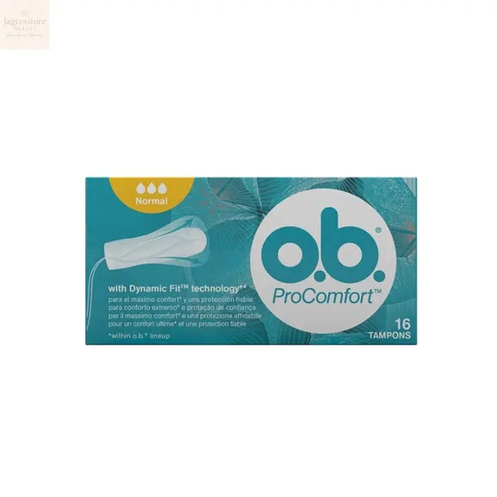 O.B Pro Comfort Normal Tampons 16 Units - Jag Couture Beauty